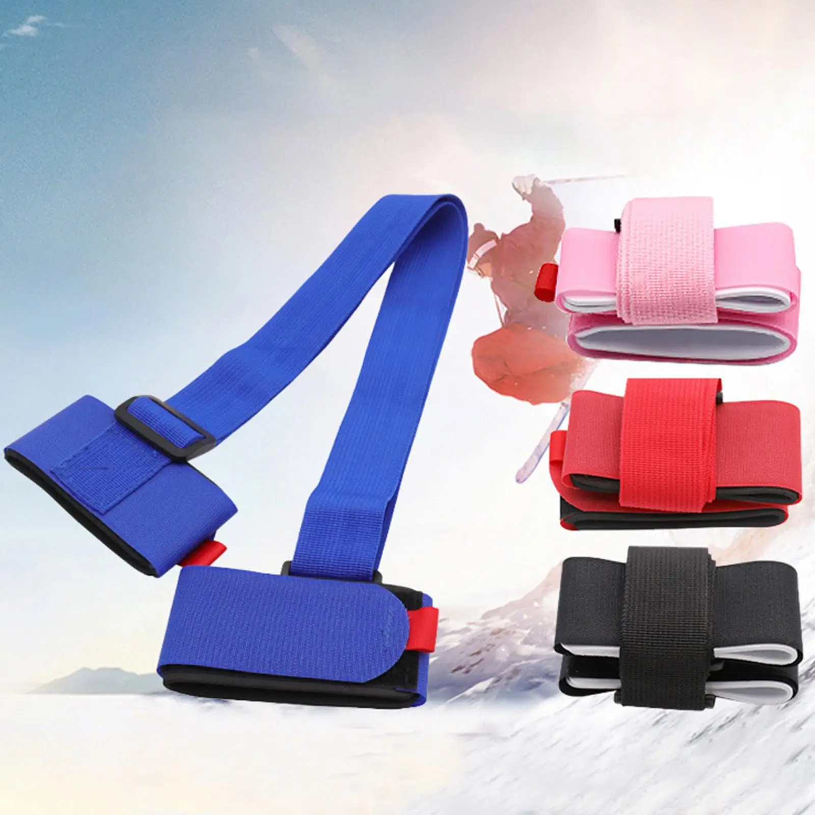 Nylon Skiing Bags Adjustable Skiing Pole Shoulder Hand Carrier Lash ...