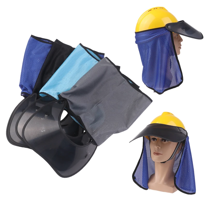 Summer-Sun-Shade-Safety-Helmet-Neck-Shield-Helmets-Safety-Cap-Hat ...