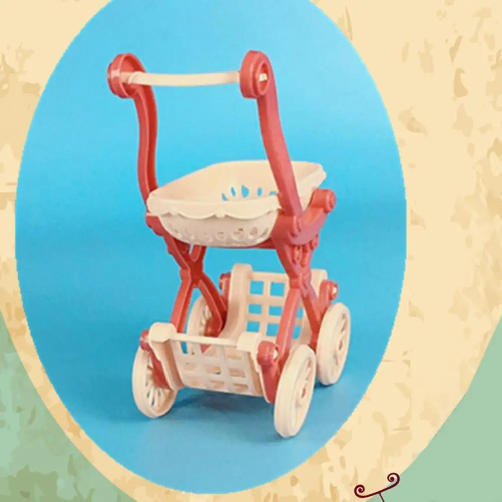 Unique-Shopping-Cart-Model-Simulated-Plastic-Dollhouse-Mini-Shopping ...