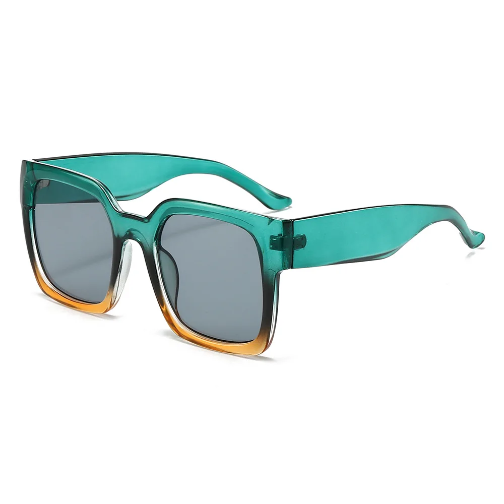New-Oversized-Square-Sunglasses-Women-Vintage-Gradient-Frame-Fashion ...