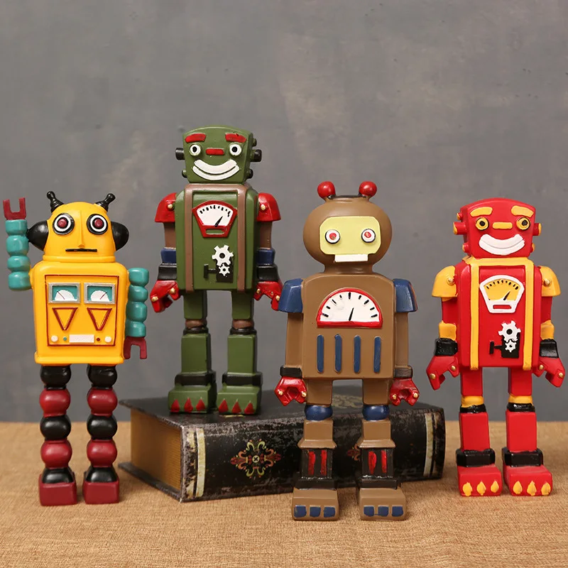 Robot-model-resin-ornaments-home-living-room-TV-cabinet-wine-cabinet ...
