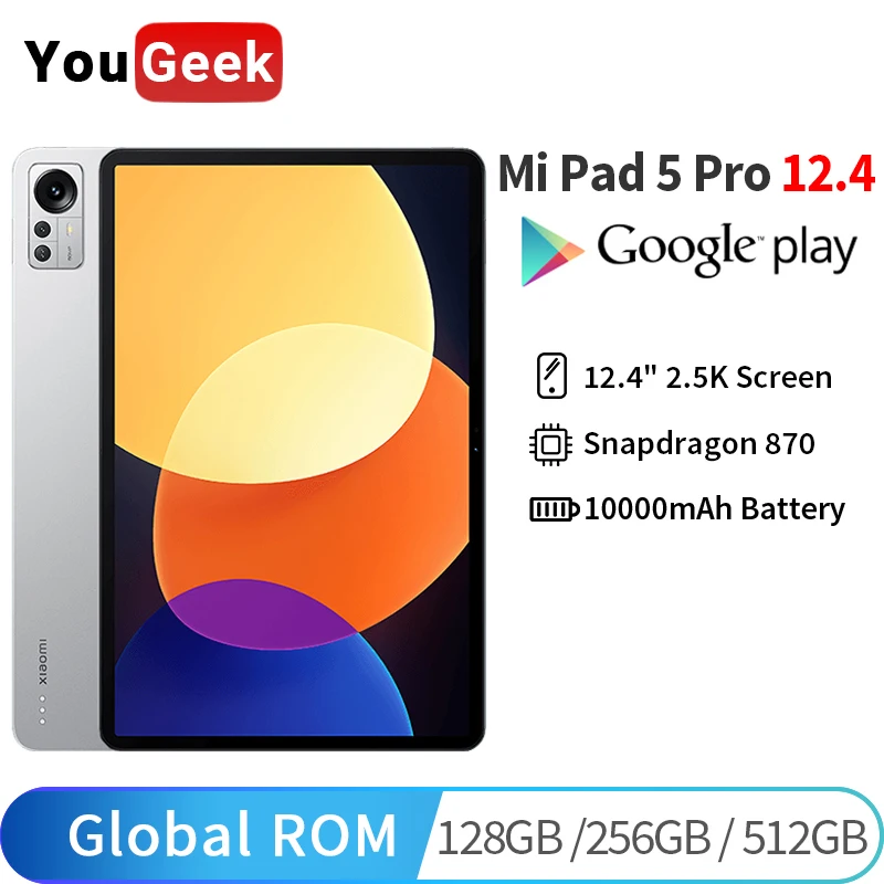 Xiaomi Pad 5 Pro Mi Tablet 5 Pro 12.4 polegadas 120Hz 2.5K Tela ...