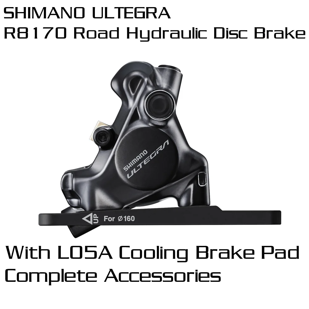 Shimano BR-R8170 2022 ULTEGRA Road Bike Hydraulic Disc Brake Flat Mount ...