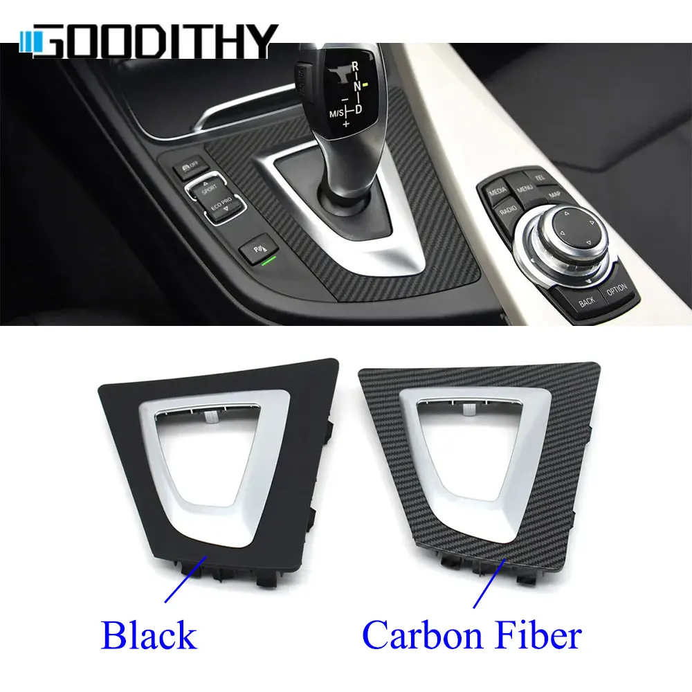 Interior-Gear-Shift-Selector-Cover-Transmission-Shifter-Bezel-Trim-For ...