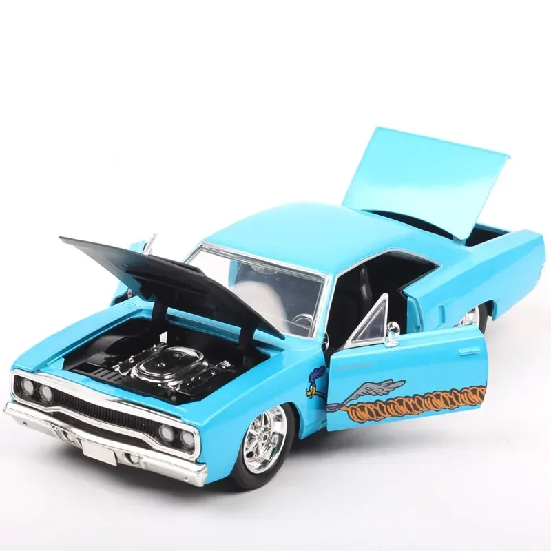 Jada 1:24 1970 Plymouth Roadrunner Coyote High Simulation Diecast Car ...