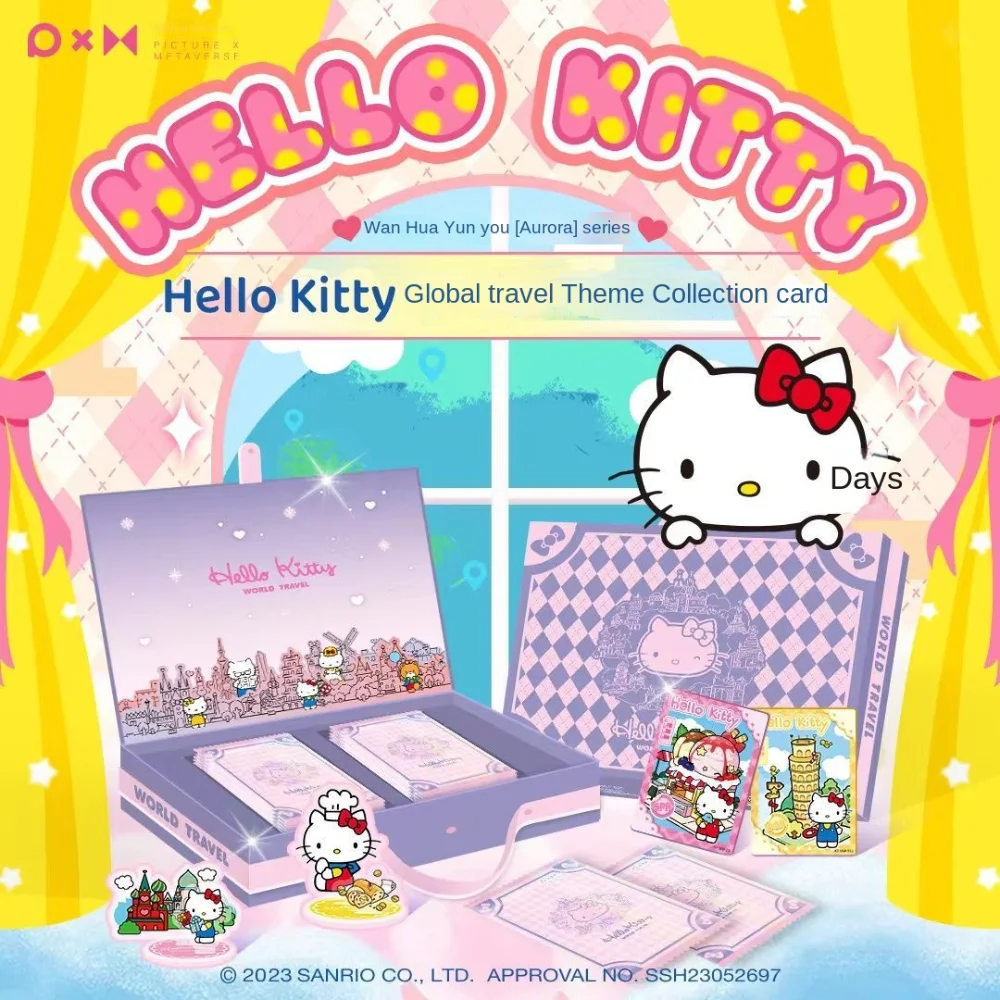 Blind-Box-Collectible-Sanrio-Hellokitty-Card-Game-with-Travel-Theme-Sanrio-Series-Card ...
