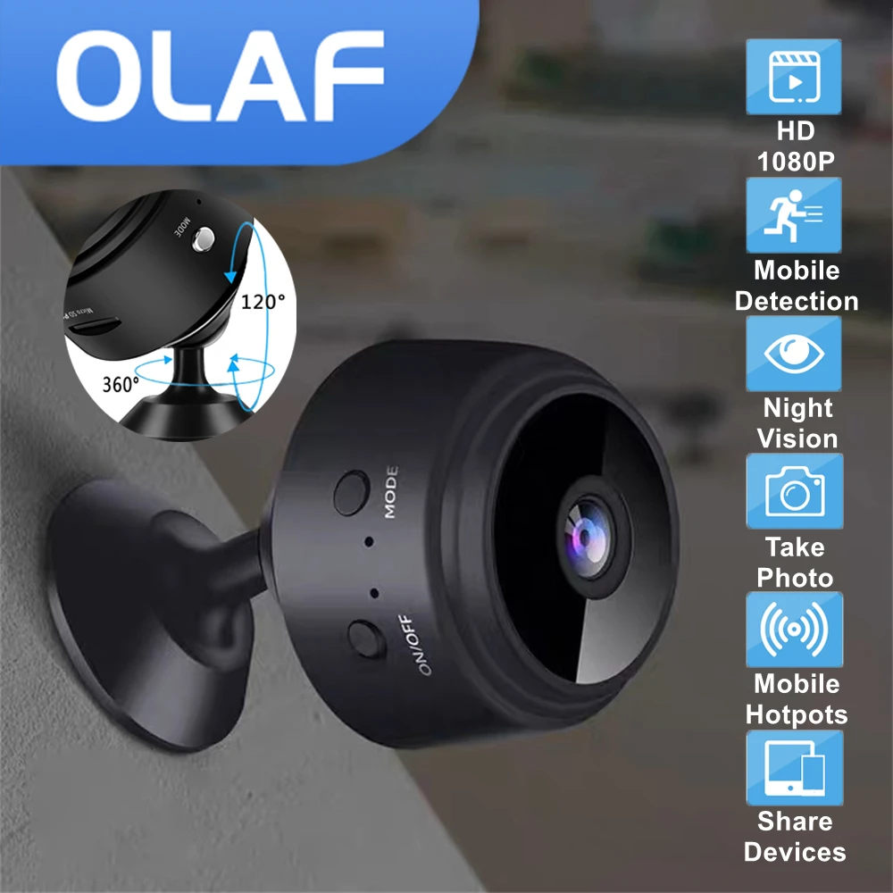 Mini Camera A9 Ip Surveillance Camera | Camera Surveillance Night ...