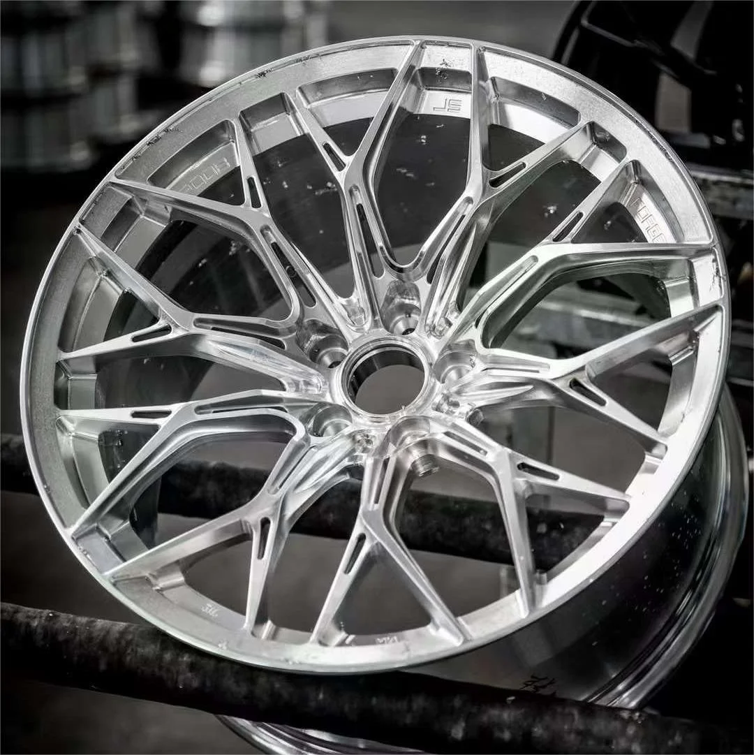 Custom Luxury 16/17/18/19/20/21 Inch Polished Silver Forged Racing Car ...