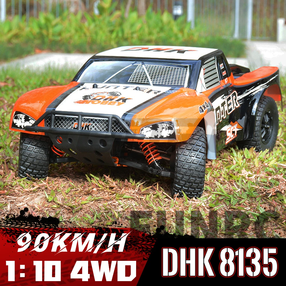 DHK Hobby 8135 헌터 4WD 직업 RC 1/10 전기 RTR 쇼트 코스 트럭 버기 오프로드 차량, 원격 제어 소년 ...