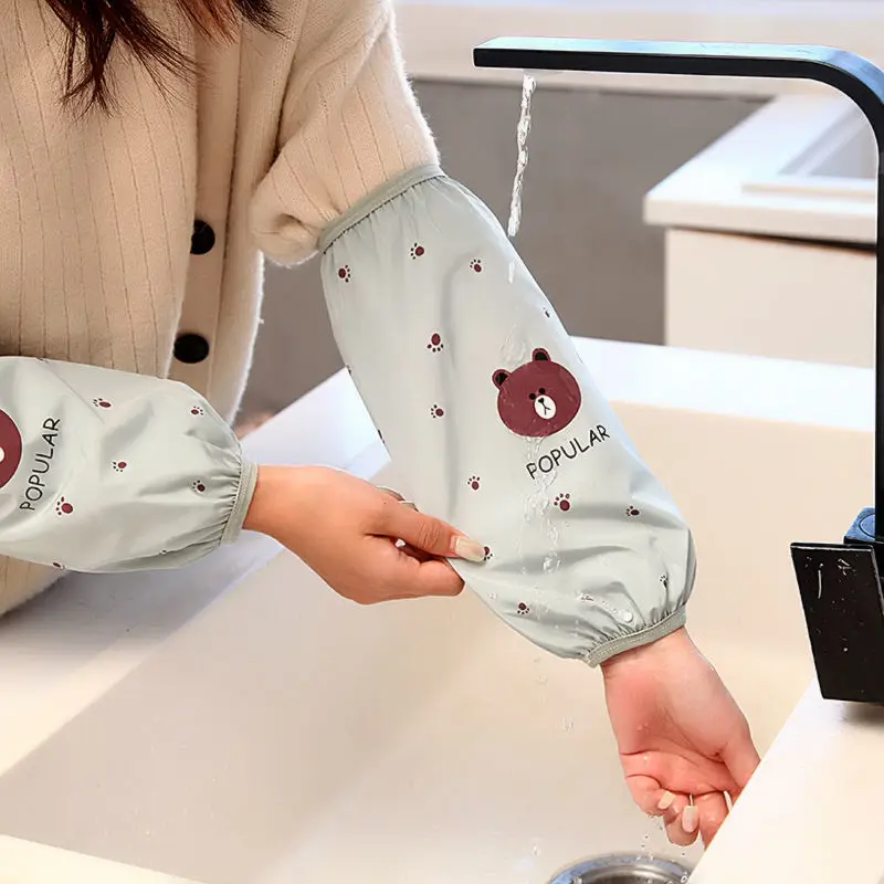 Pvc Household Cleaning Tools | Oversleeves Kitchen | Waterproof ...