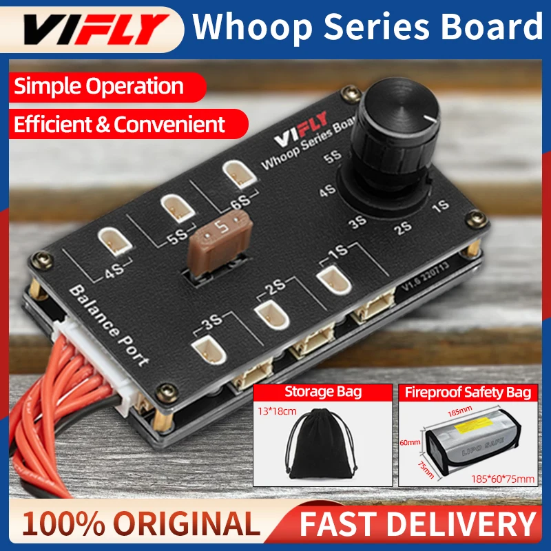 VIFLY-Whoop-Series-Board-1S-Charger-Balance-Charging-Board-6-Port-LIPO ...