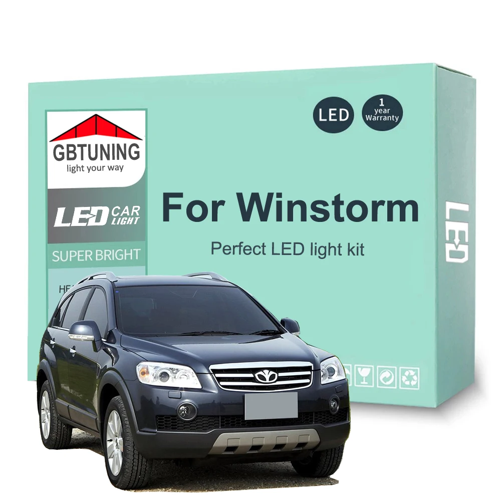 12Pcs-Car-LED-Interior-Light-Bulb-Kit-For-Daewoo-Winstorm-2007-2008 ...