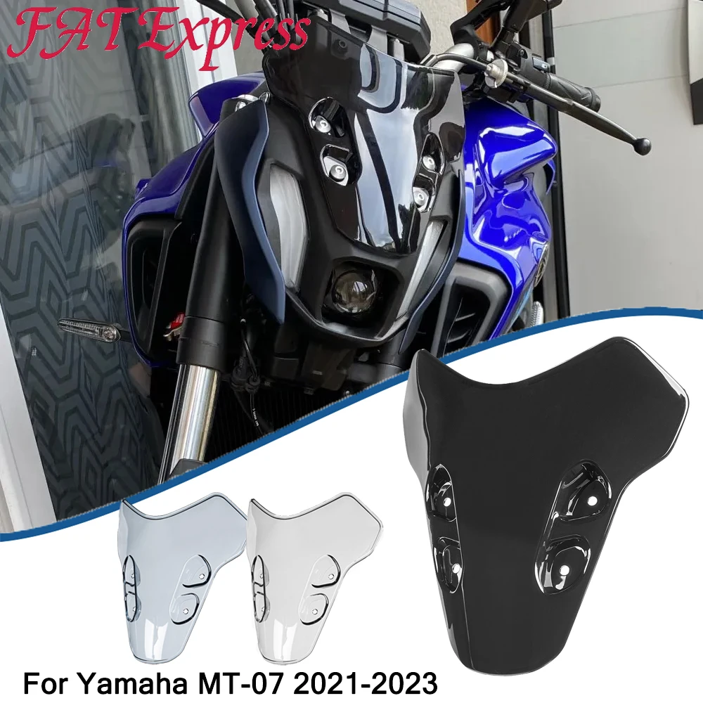 For-Yamaha-MT-07-2021-2023-Front-Windshield-Wind-Screen-Shield ...