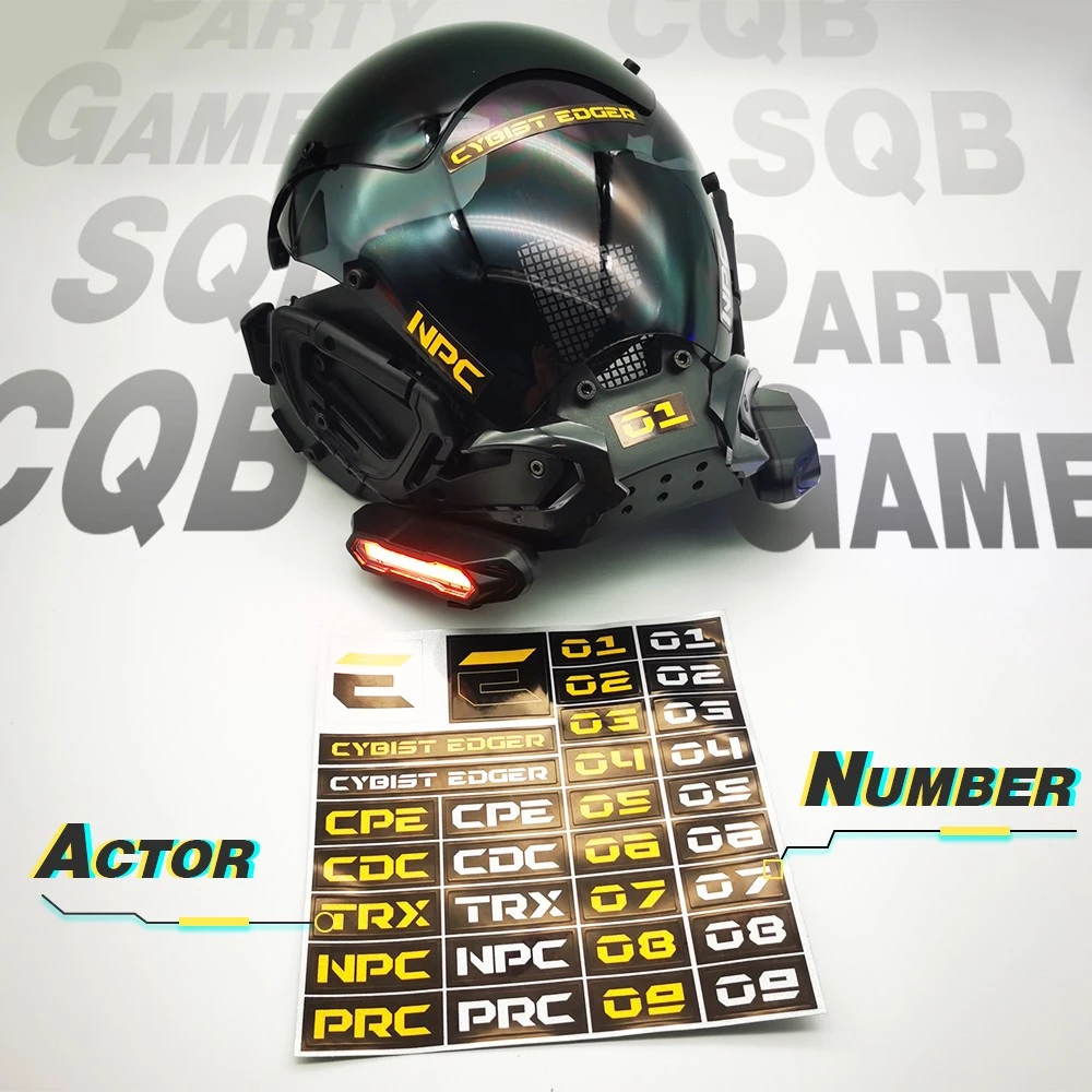 CYBIST EDGER Sticker Accessories para Actor NPC CDC CQB SQB Party Game ...