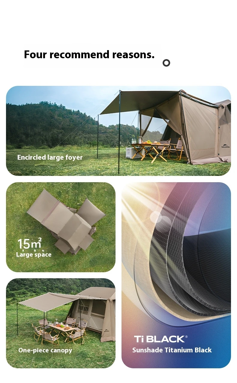 Naturehike Village 6,0 автоматическая палатка обновленная палатка для кемпинга быстро ...