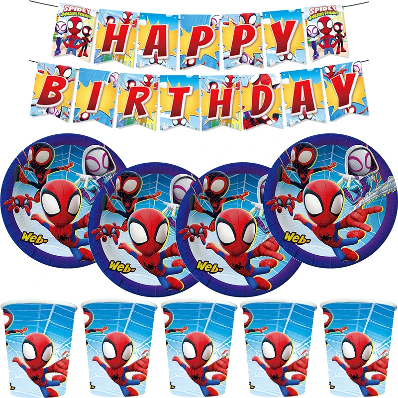 Spidey-And-His-Amazing-Friends-Birthday-Decoration-Party-Tableware-Cup ...