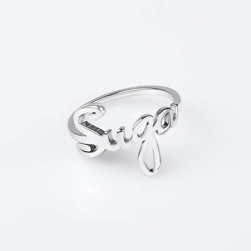 Kpop-Group-Members-SUGA-V-J-HOPE-RM-JIMIN-Rings-For-Women-Size-8 ...