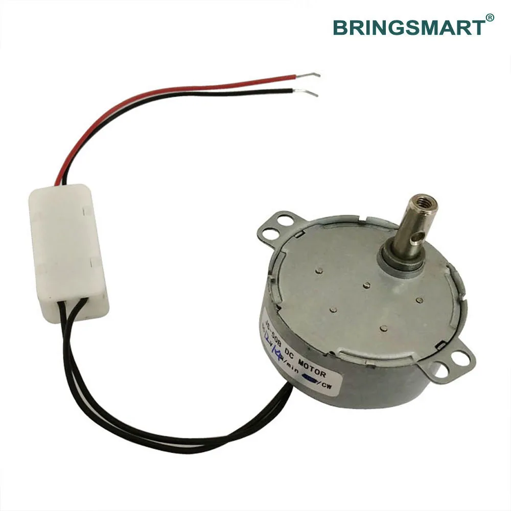 Bringsmart-Mini-DC-Gear-Motor-JS-50-B-12Volt-BLDC-Synchronous-Motor-DC ...