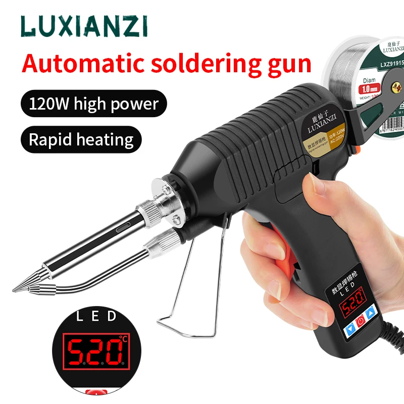 LUXIANZI-Digital-Display-Electric-Soldering-Iron-Gun-180-520-C ...