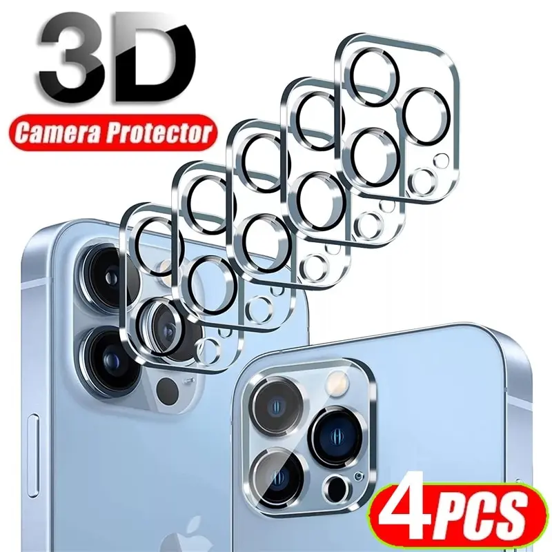 4pcs Full Cover Protective Glass Iphone 14 Pro Max Xr X Xs Camera Lens ...