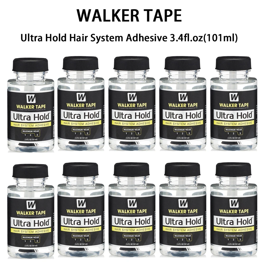 10/5/3/2/1PCS Walker Tape Ultra Hold Hair System Adhesive 3.4fl.oz ...