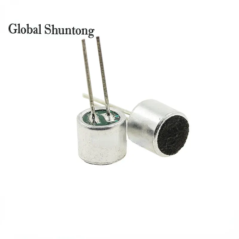 20PCS 6*5mm Microphone with Pin 42DB 56DB Condenser Electret 6050 ...