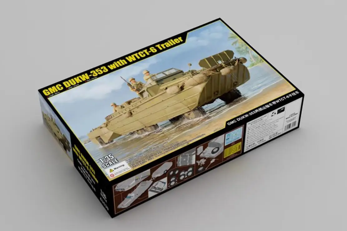 Trumpeter-I-Love-Kit-63539-1-35-GMC-DUKW-353-Amphibious-Truck-w-WTCT-6 ...