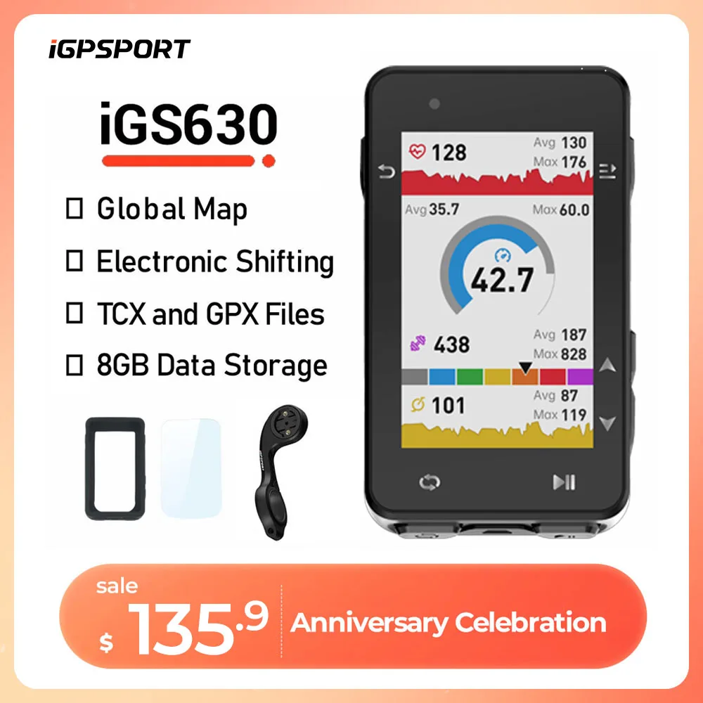 iGPSPORT-iGS630-Bike-Computer-Global-Map-Cycling-Computer-Wireless-Bike ...