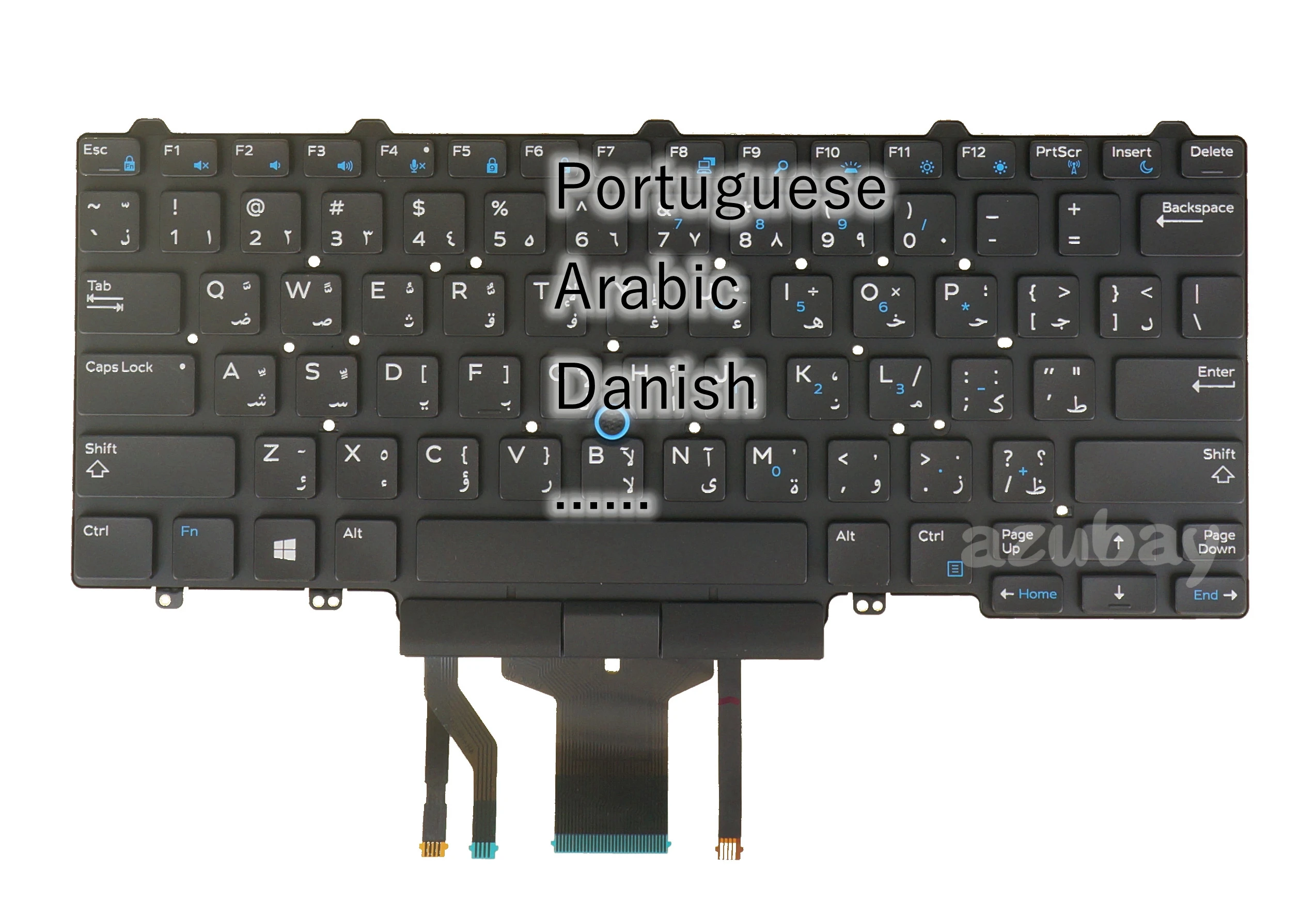 BR-AR-Teclado-Para-Dell-05W2VW-0W24RK-067J08-SN7230BL-NSK-LK3BC-MP ...