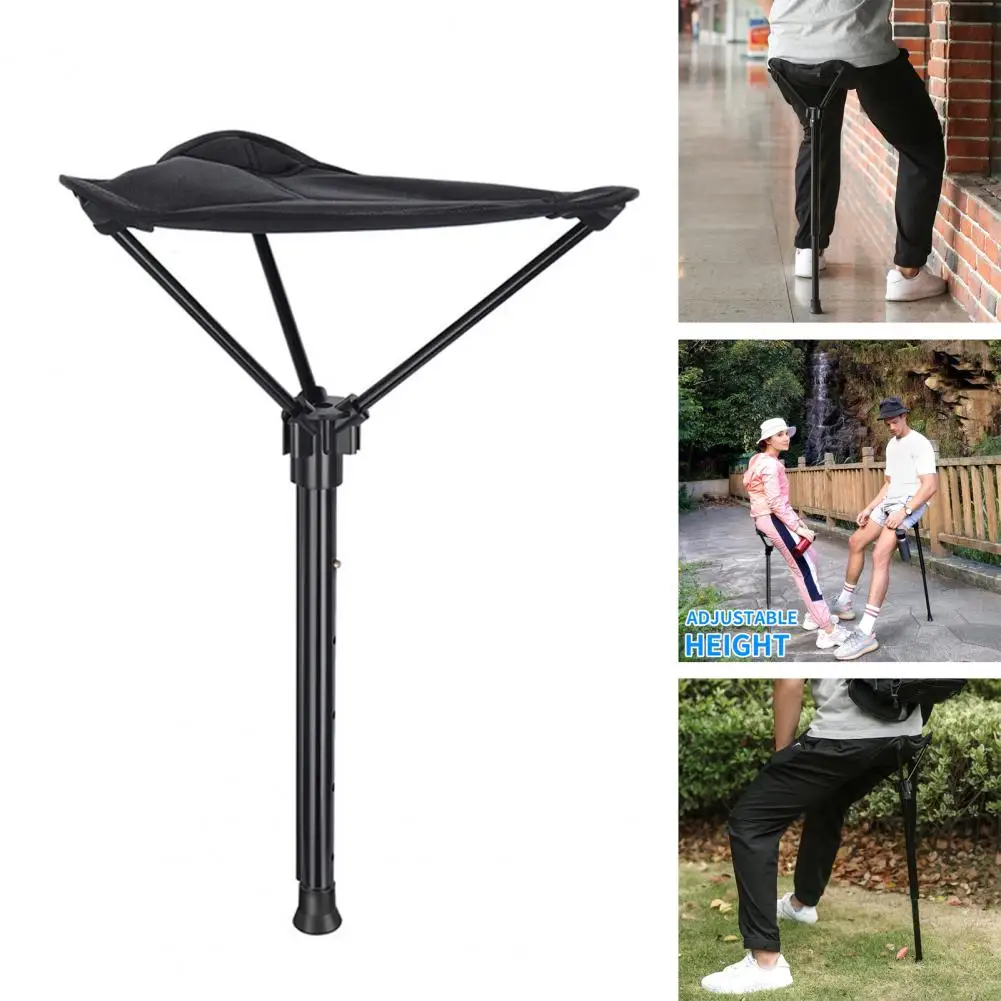 1Pcs Outdoor Portable High Chair Adjustable Telescopic Folding Fishing ...