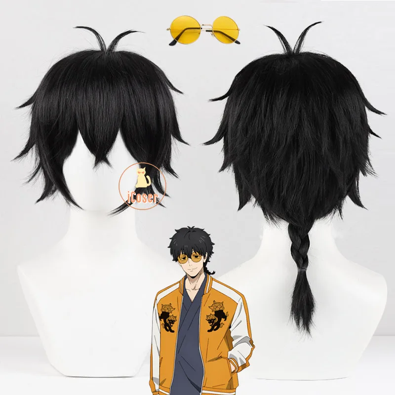 Anime-WIND-BREAKER-Jo-Togame-Cosplay-Wig-Black-Short-Hair-Ponytail ...