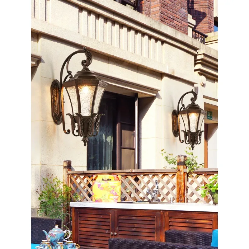 Outdoor wall lamp waterproof garden lamp European outdoor creative ...