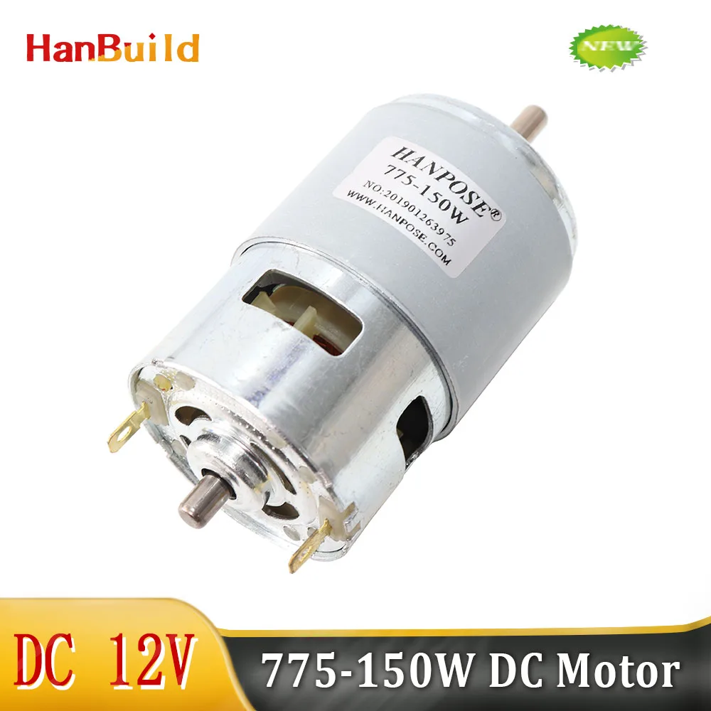 Durable 775 Motor 150w 12V 24V Motor Brush dc motors 775 lawn mower ...