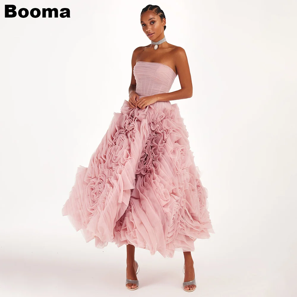 Booma-Robes-de-Rhroses-l-gantes-pour-femmes-volants-plusieurs-niveaux ...
