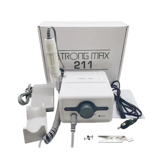 65W Strong Max 211 Electric Nail Drill 35K Strong 102LN 105L H37L1 ...