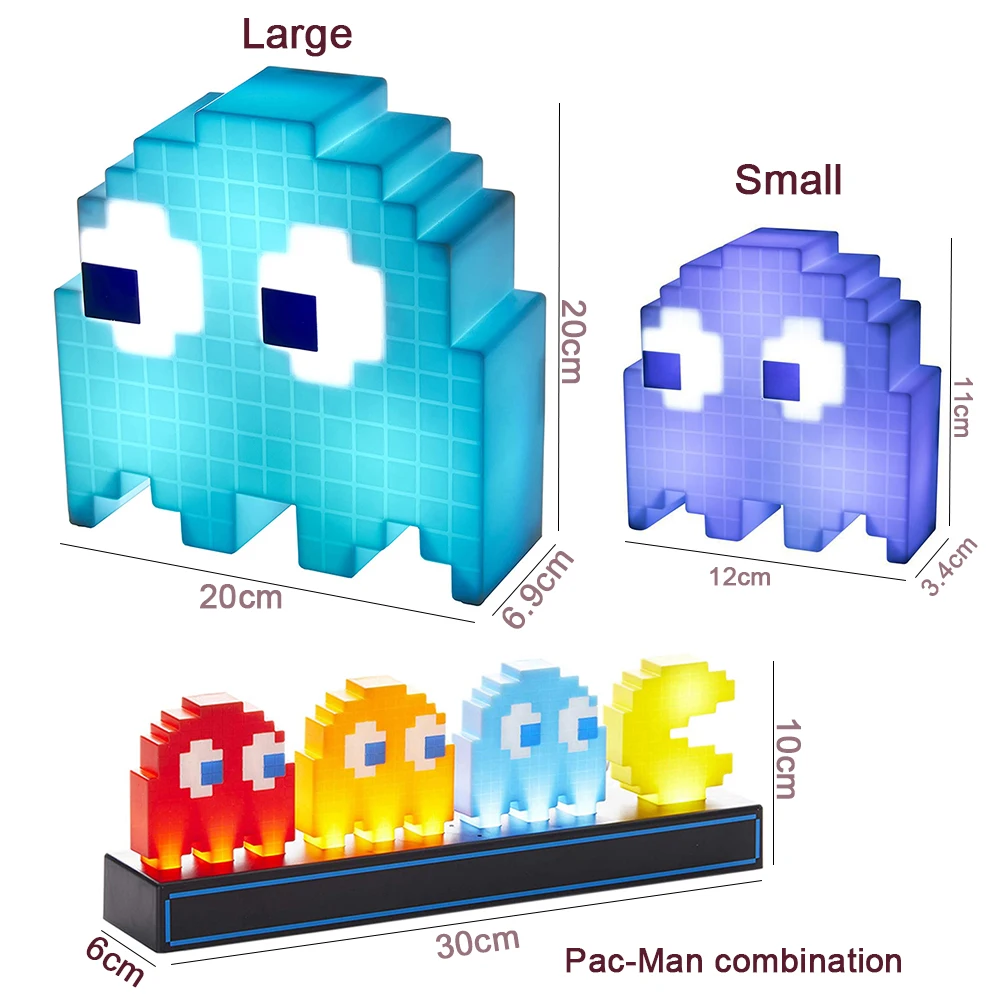 8 Bit Pacman Blue Ghost