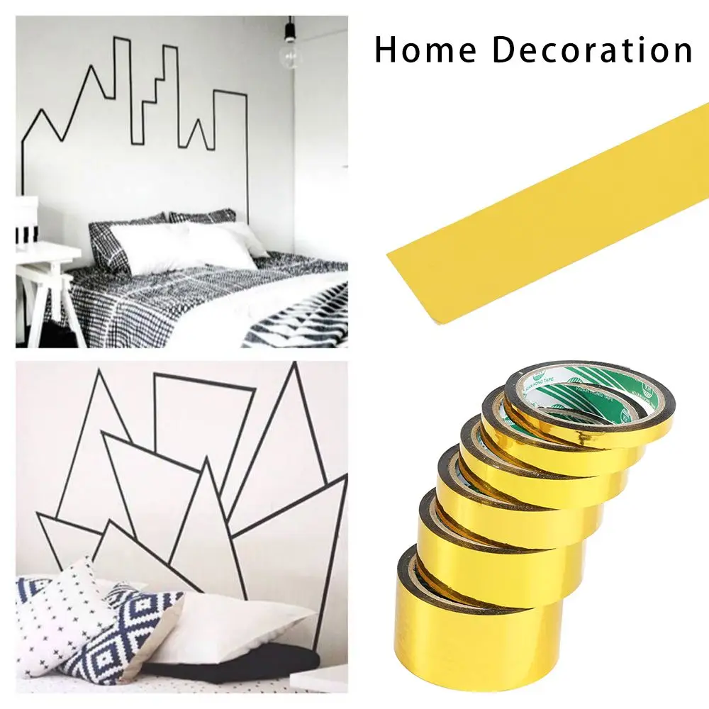 Adhesive For Decoration Decoration Tape Reflective Golden Tape Laser ...