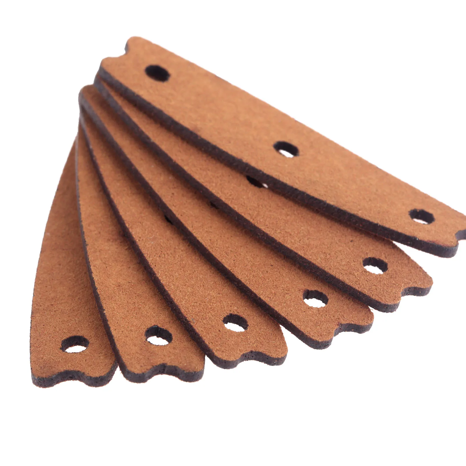 Brown Slingshots Microfiber Leather Pouches Non-slip Pocket for Hunting ...