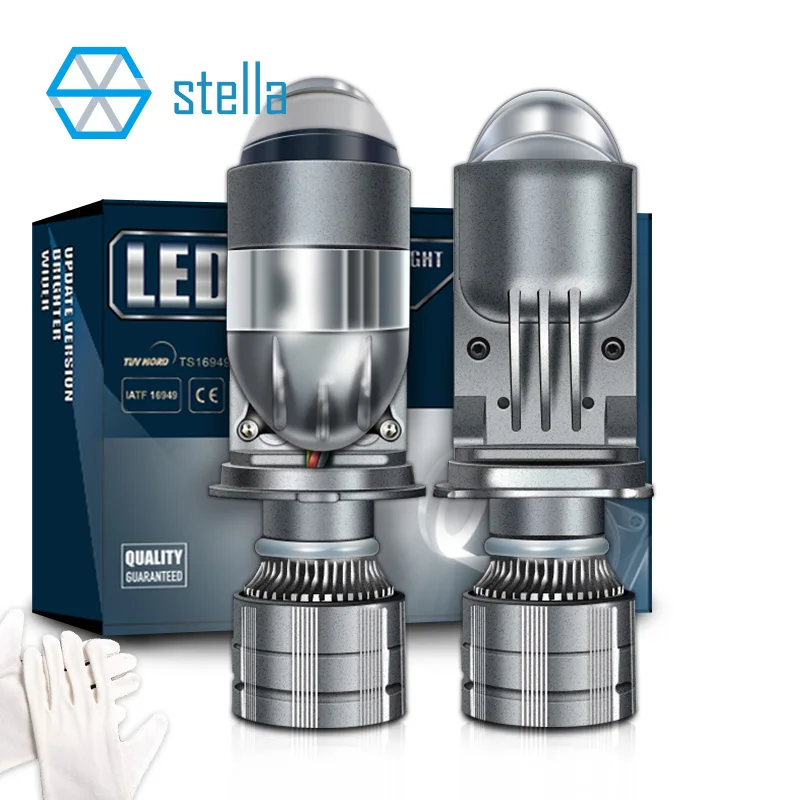 Stella 2 Color Change H4 Mini Lens Led Car/motorcycle Headlight ...