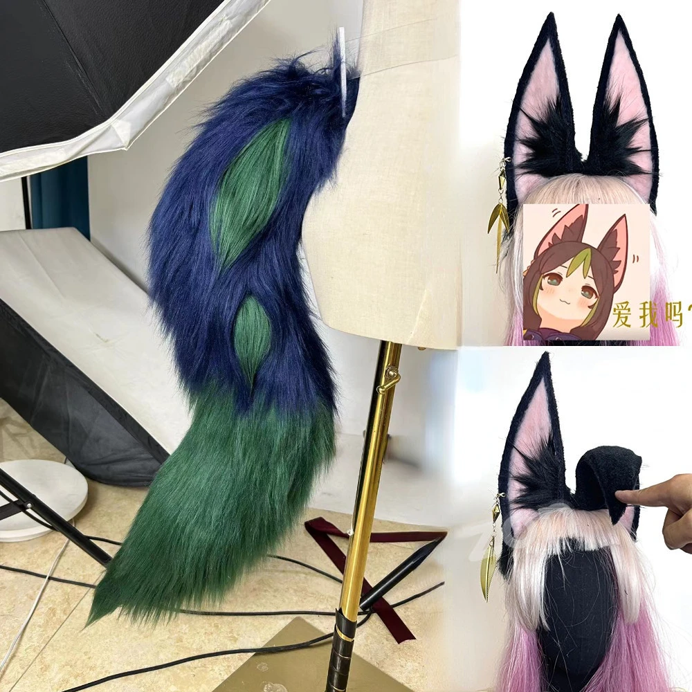 Game-Genshin-Impact-Tighnari-Moving-Tail-Tighnari-Ears-Hairhoop-Clip ...