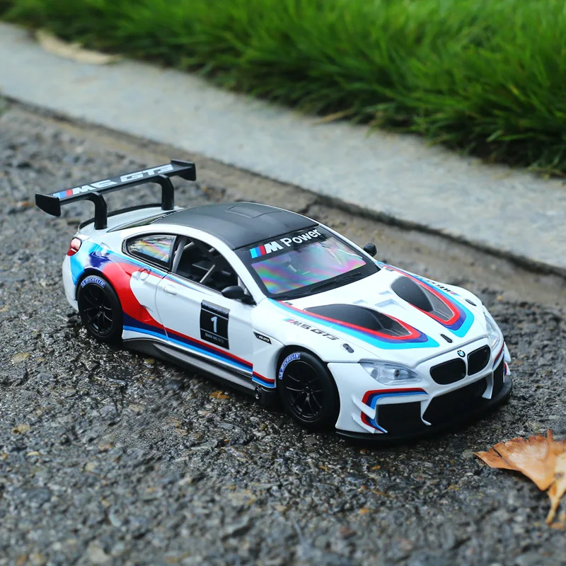 1-24-BMW-M6-GT3-racing-alloy-model-children-s-toy-car-die-casting-and ...