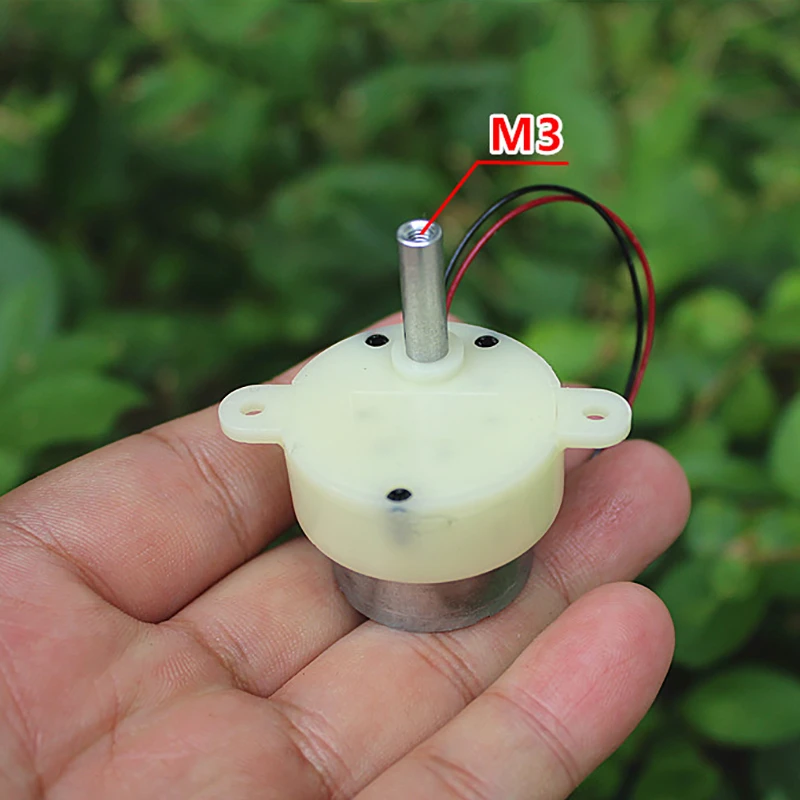 DC 6V 5 RPM Mute Gear Motor High Torque Slow Speed Micro Electric Motor ...