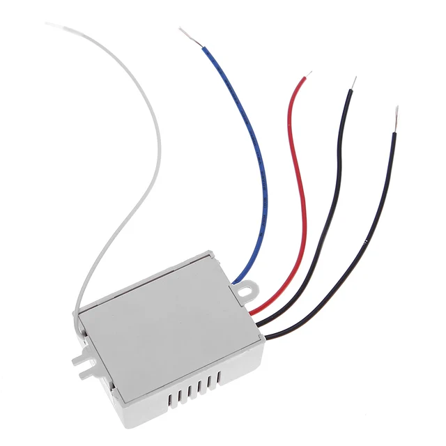 1/2/3 Way ON/OFF 220V Wireless Remote Control Switch Smart Home Lamp ...