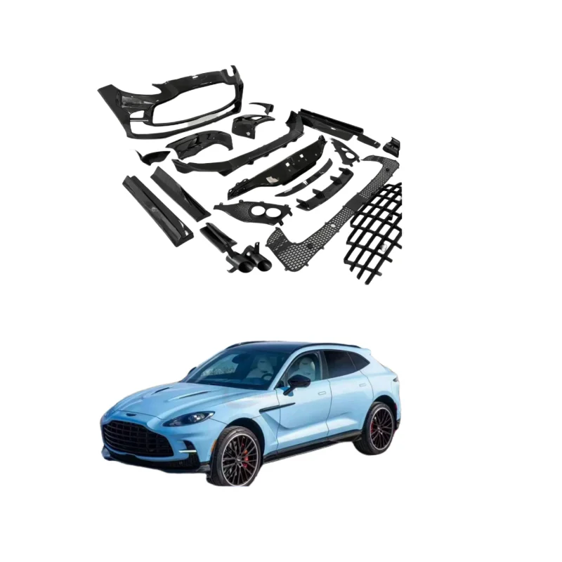 Front-bumper-Rear-bumper-side-skirt-spoiler-mirror-grill-for-Aston ...