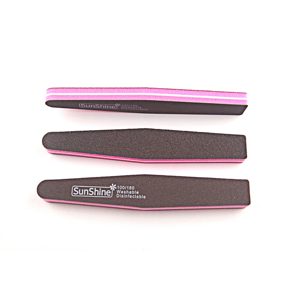 SunShine-10pcs-High-Quality-Nail-Files-Buffer-Sponge-100-180-Washable ...