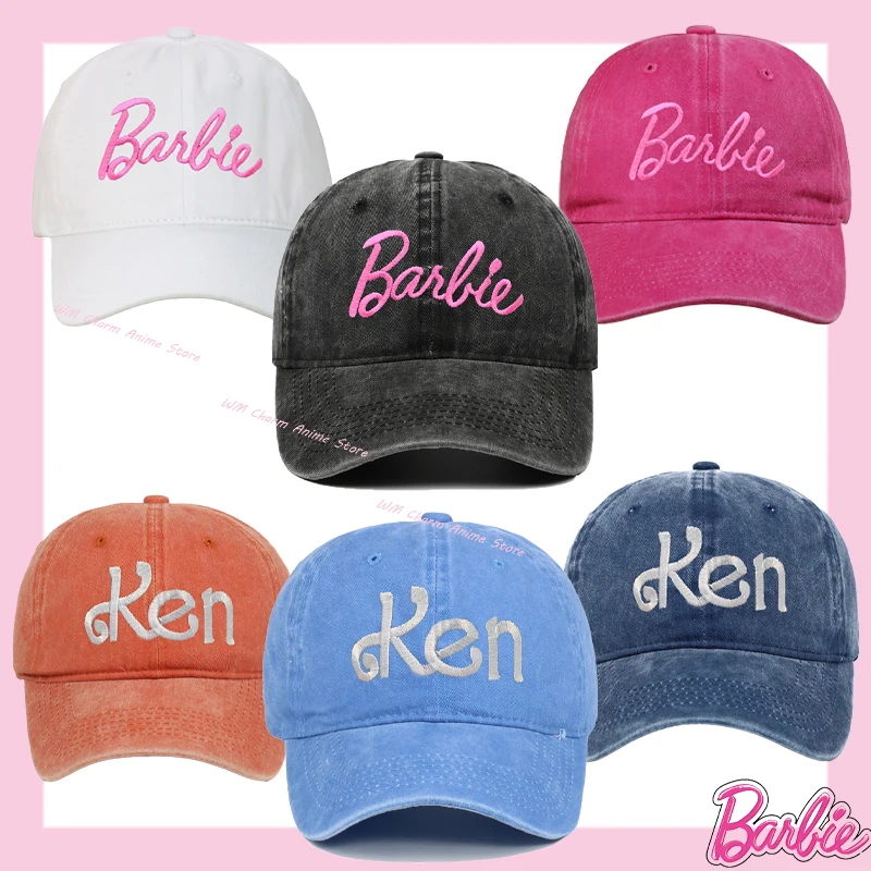 20-Colors-Barbie-Ken-Embroidered-Baseball-Cap-Retro-Peaked-Hat ...