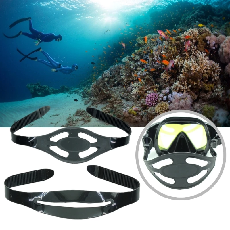 Silicone-Dive-Mask-Strap-Replacement-Mask-Strap-Swimming-Goggles ...