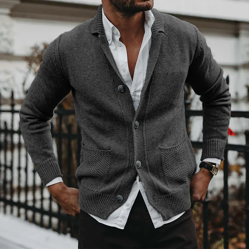Winter Men's Clothing | Men's Winter Sweaters | Cardigan Sweater Men ...