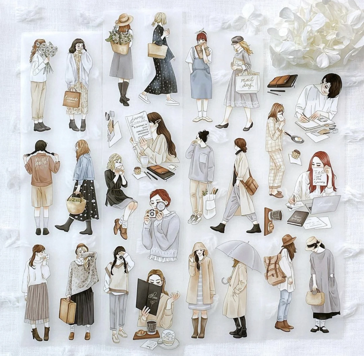 1 Loop Listenida x Windry Hello+ Washi PET Tape Planner DIY ...