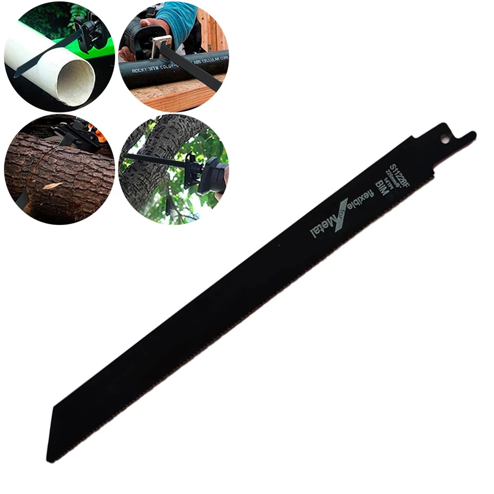 1PCS-S1122BF-225MM-BI-Metal-Reciprocating-Saw-Blade-Flexible-For-Metal ...